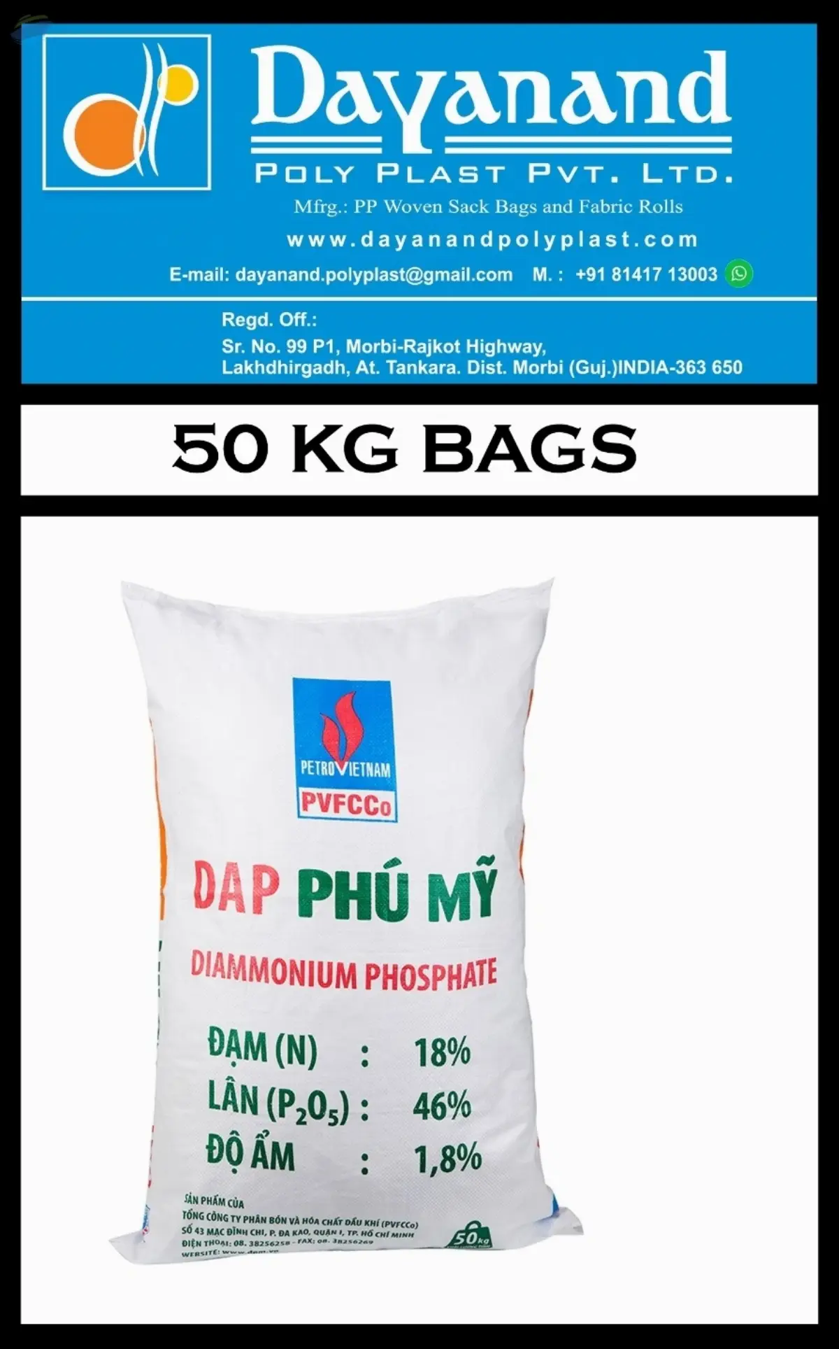 50 Kg Bag by Dayanand Polyplast Pvt. Ltd.. Supplier from India. Product ...