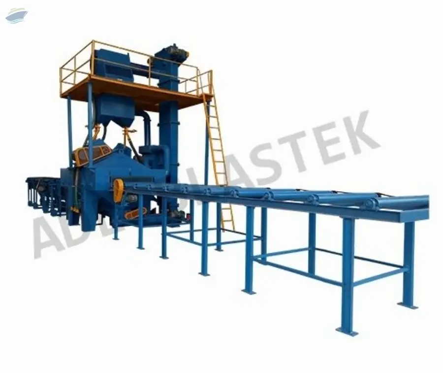 Roller Conveyor Bar Shot Blasting Machine by ADL Blastek Industries ...