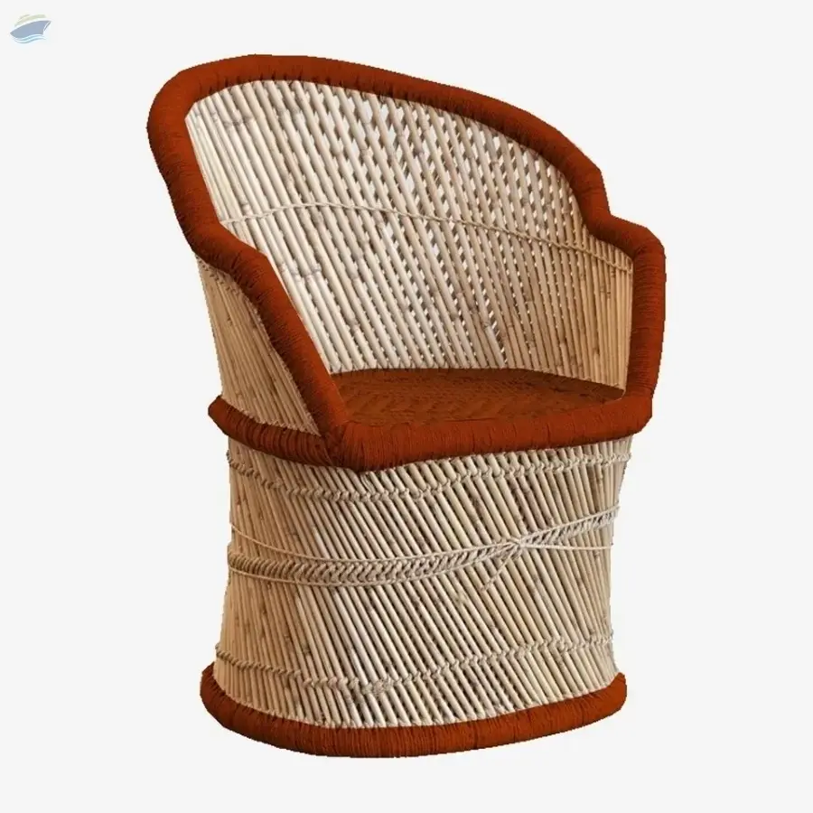 Indian Eco Friendly Bamboo Mudda Chair by Qoptum Private Limited ...