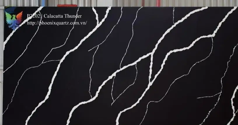 Quartz P2202 - Calacatta Thunder by Mikado. Supplier from Viet Nam ...