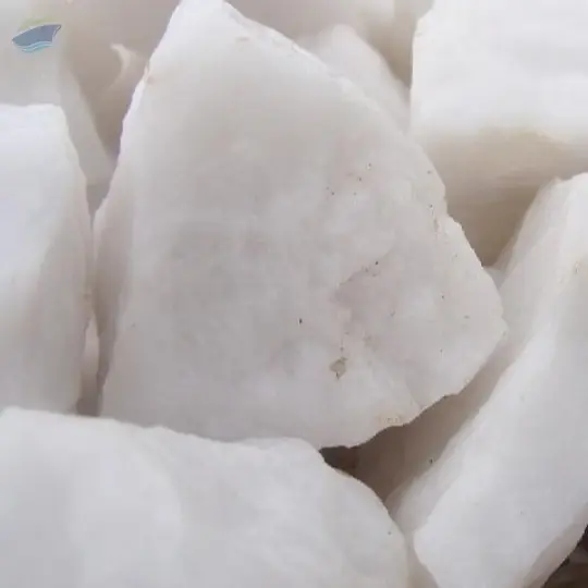 Premium Grade Snow White Quartz Lumps by Mahadeven Minechem. Supplier ...