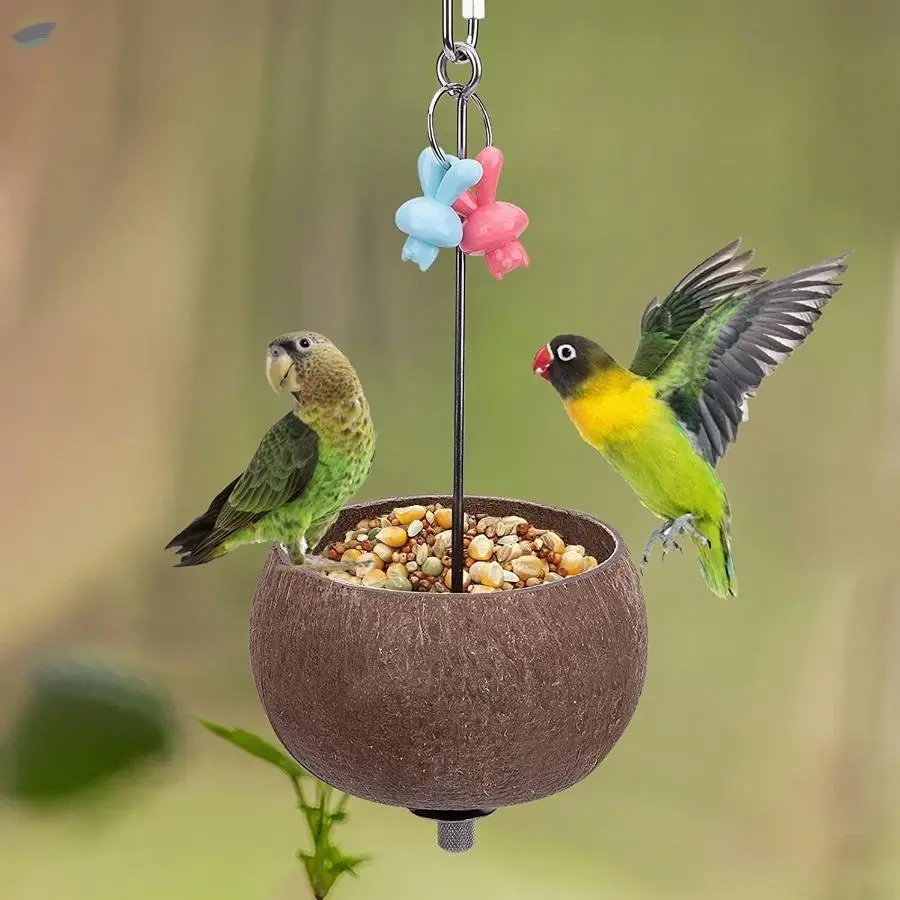 Coconut Shell Bird Feeder by Eco Farmie Export Co., Ltd.. Supplier from ...