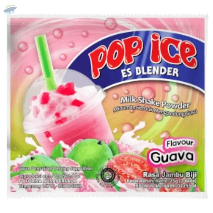 Pop Ice Milk Shake Drink 25 Gr Guava by CV Lintas Tujuh Benua. Supplier ...