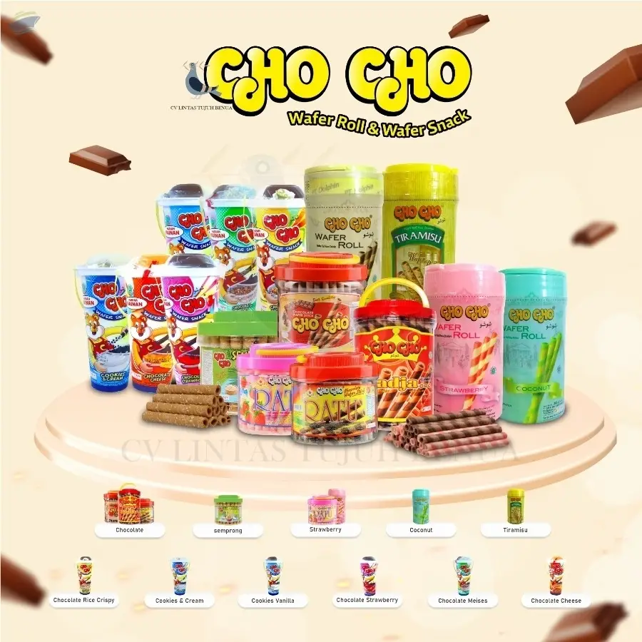 Cho Cho Wafer Roll & Wafer Snack by CV Lintas Tujuh Benua. Supplier ...