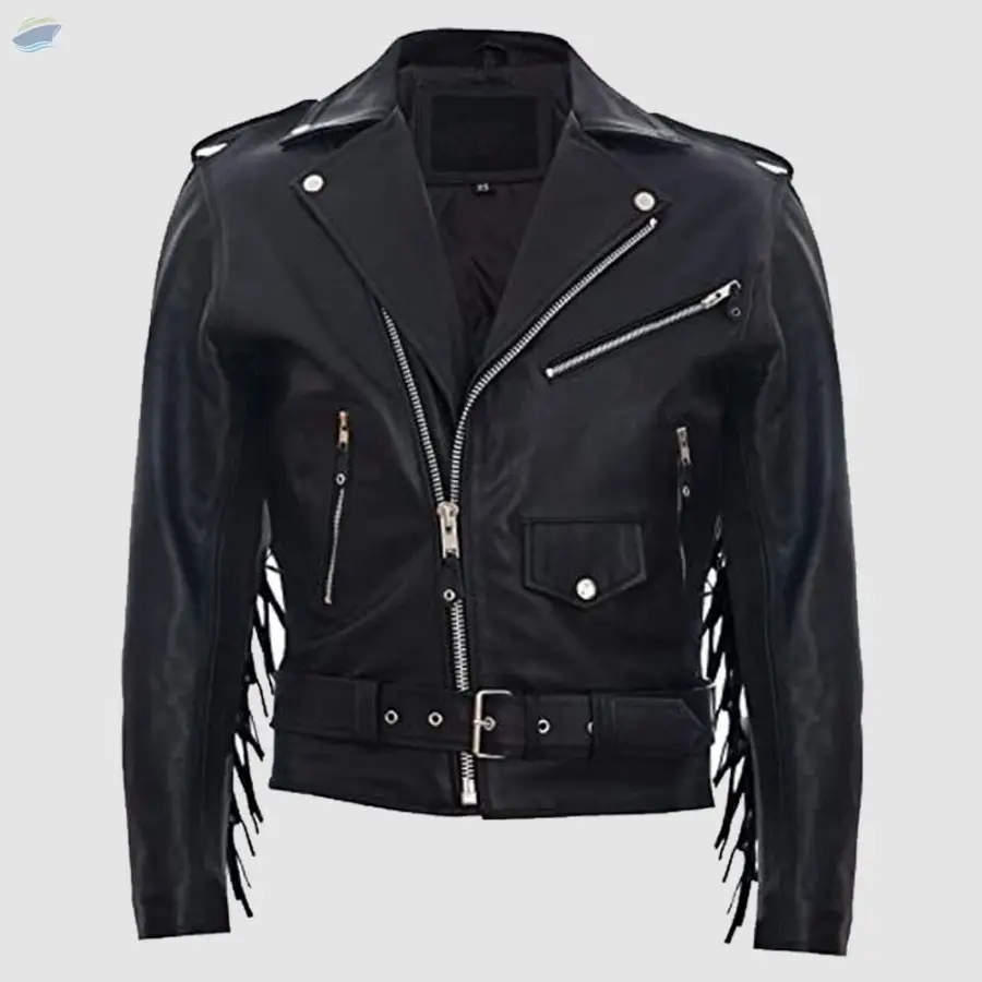 Mens Fringe Cowboy Leather Jacket by Turbo Track Impex. Supplier from ...
