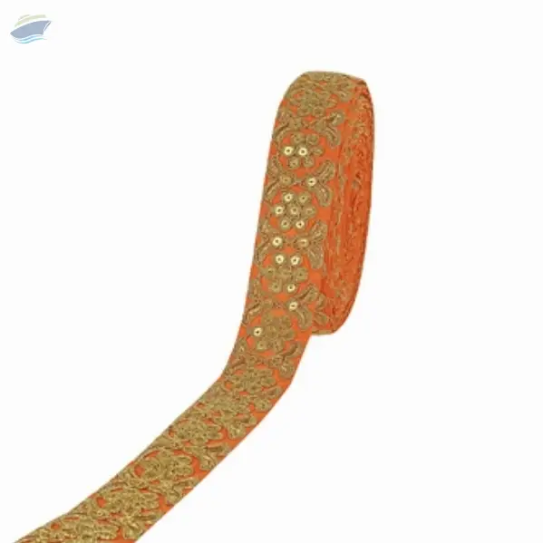 Color Matching Zari Sequence Saree Lace by Aditya Fashion. Supplier ...