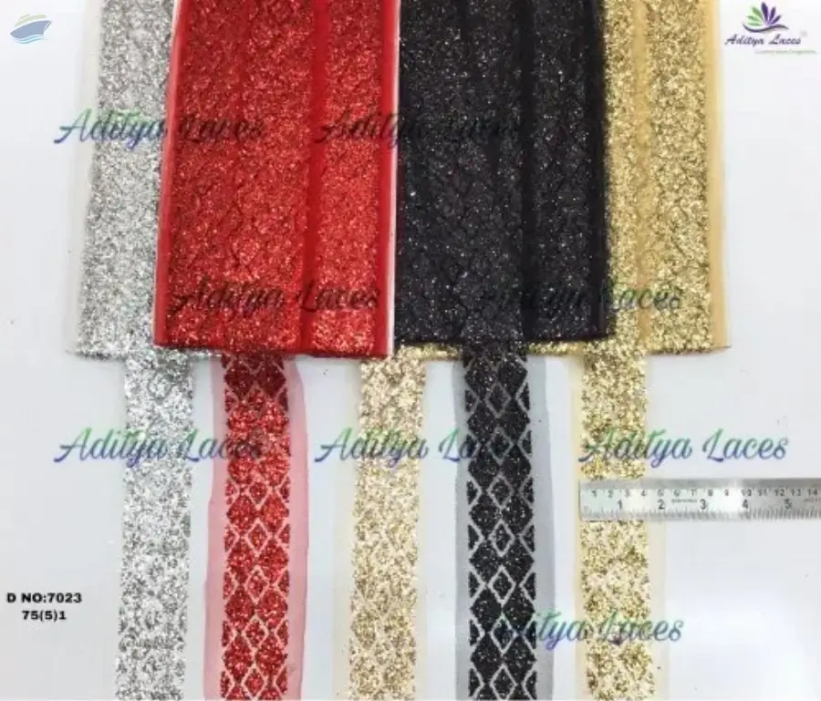 Sparkle Zari Lace by Aditya Fashion. Supplier from India. Product Id ...