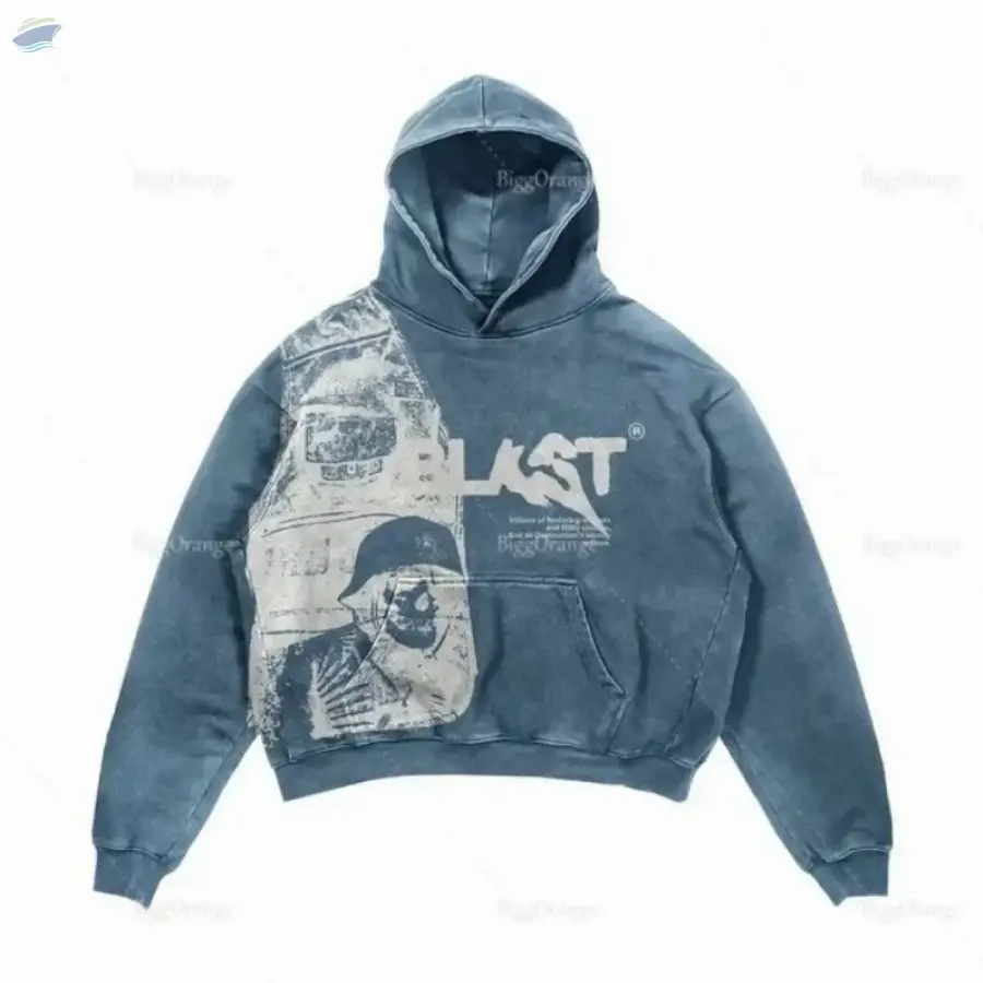 Acid Washed Hoodie by Austinwear. Supplier from Pakistan. Product Id ...