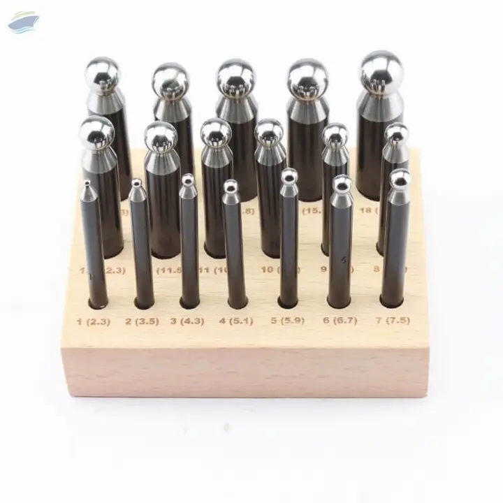 18 Dapping Punch Set W/stand by Splenor Tools. Supplier from India ...