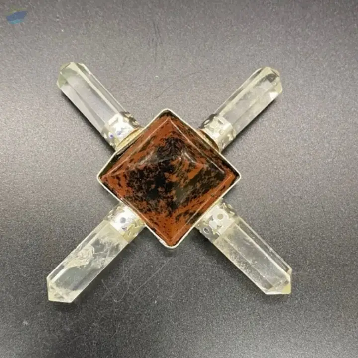 Obsidian Stone 4 Point Pyramid Energy Generator by H S R Enterprises ...
