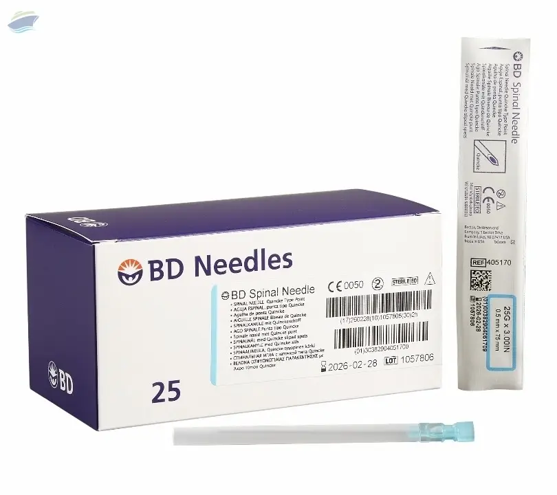 Spinal Needle Bd Quincke Style 25 Gauge 3 Inch by USA Med Premium ...