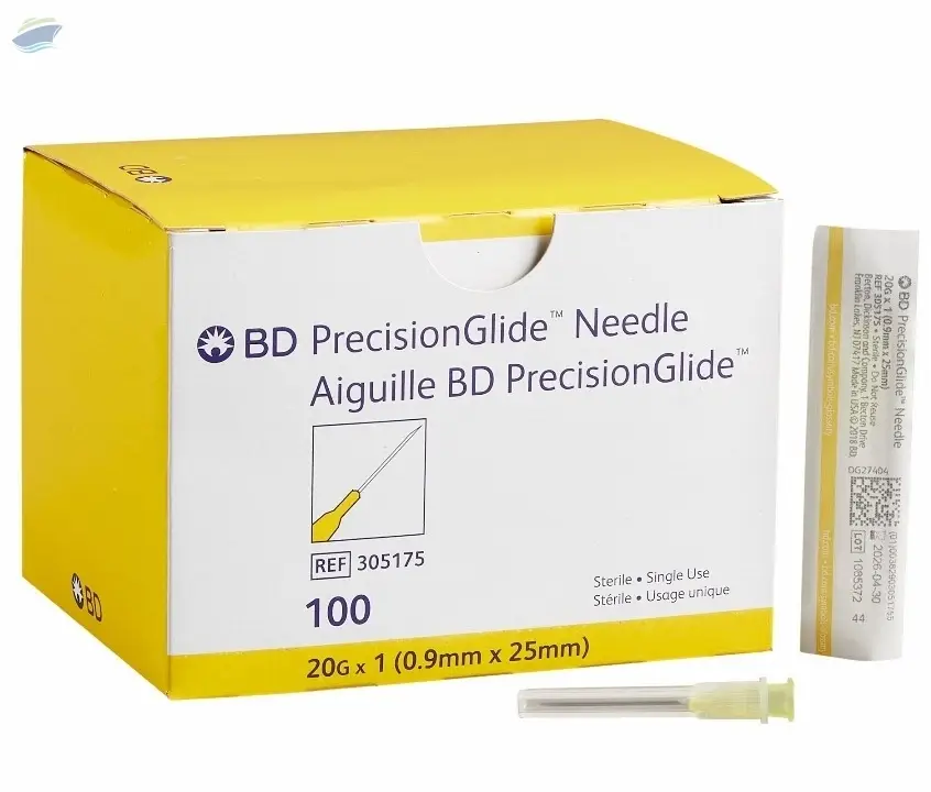 Hypodermic Needle 20 Gauge 1 Inch Length by USA Med Premium. Supplier ...