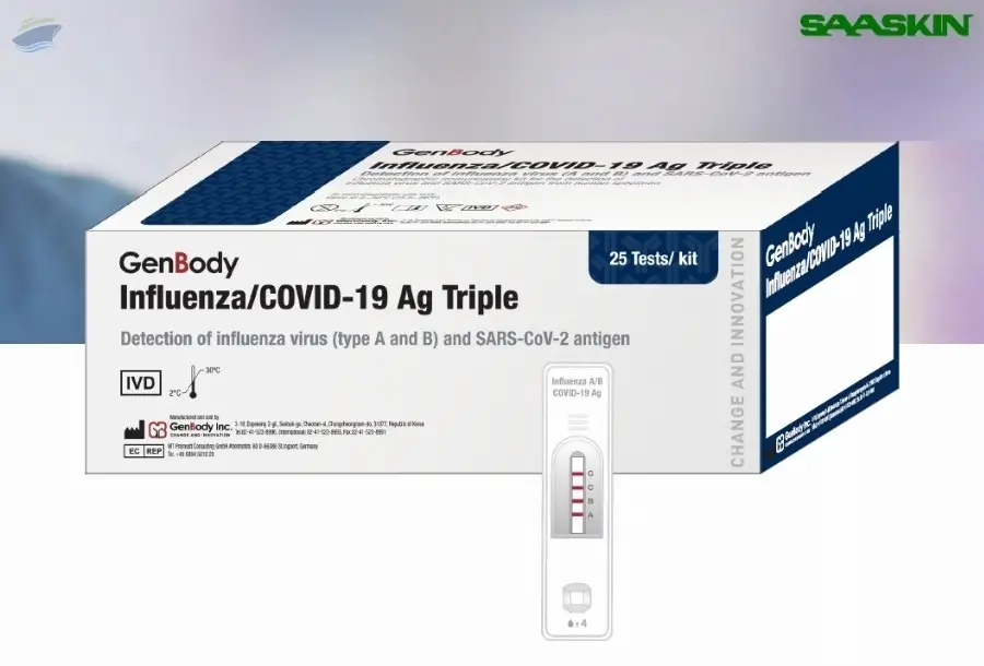 Genbody Influenza Covid-19 Ag Triple by Saaskin Corporation Private Limited. Supplier from India ...