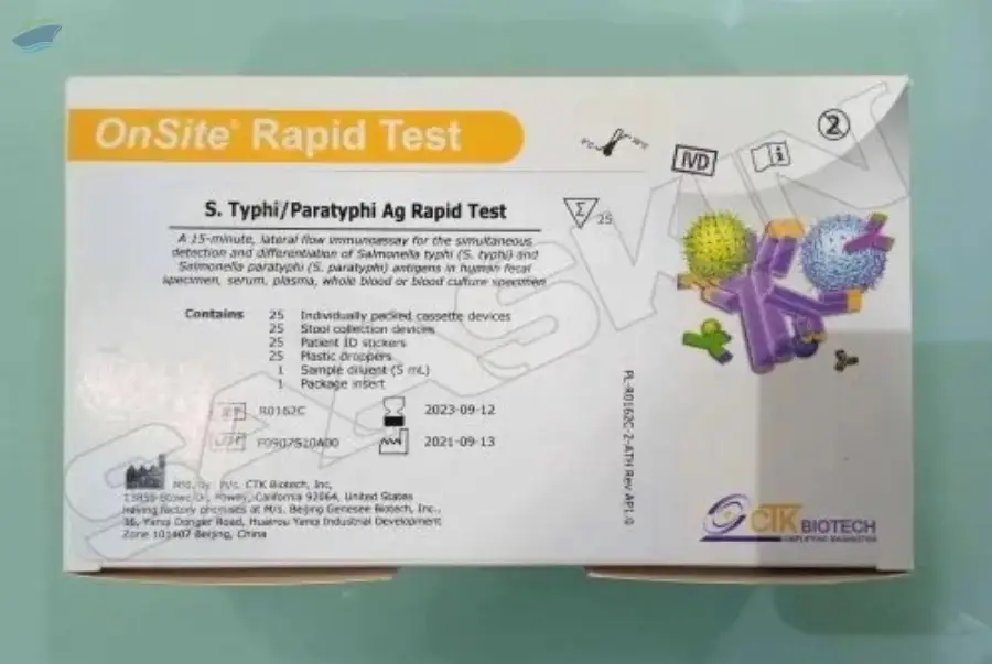 Onsite S.typhi/paratyphi Ag Rapid Test by Saaskin Corporation Private ...