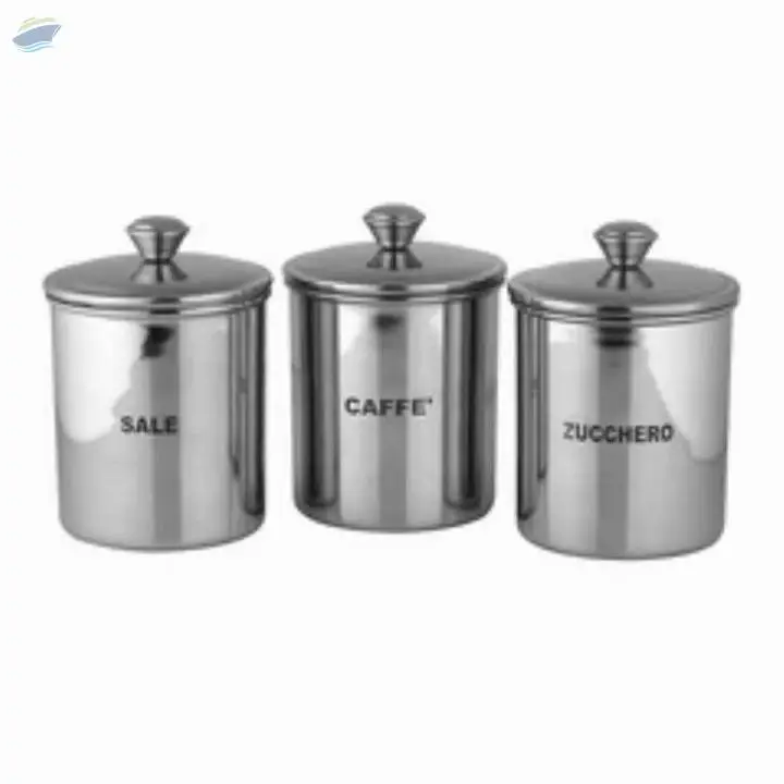 Charme Canister With Colour by Jagdamba Cutlery Pvt Ltd. Supplier from ...