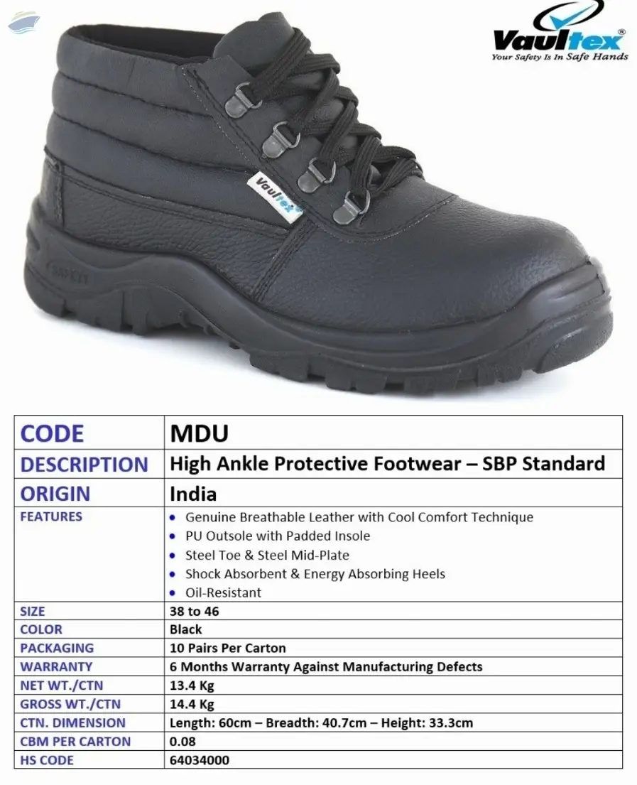 Safety Shoes Valtex by Dreams World Building Materials Trading Llc ...