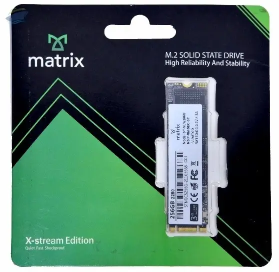 Matrix 256Gb X-Stream Edition M.2 Ssd by Matrix Info Systems Pvt Ltd ...