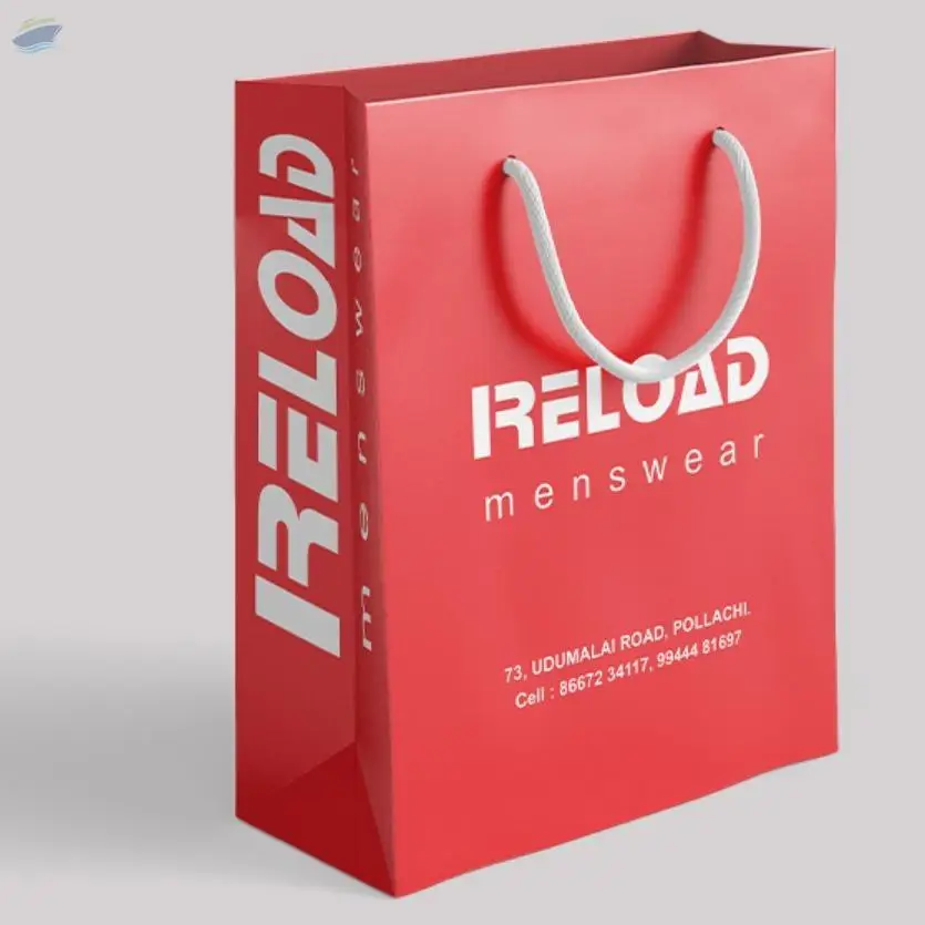 Reload Mens Wear by Mayon Paper Bags. Supplier from India. Product Id ...
