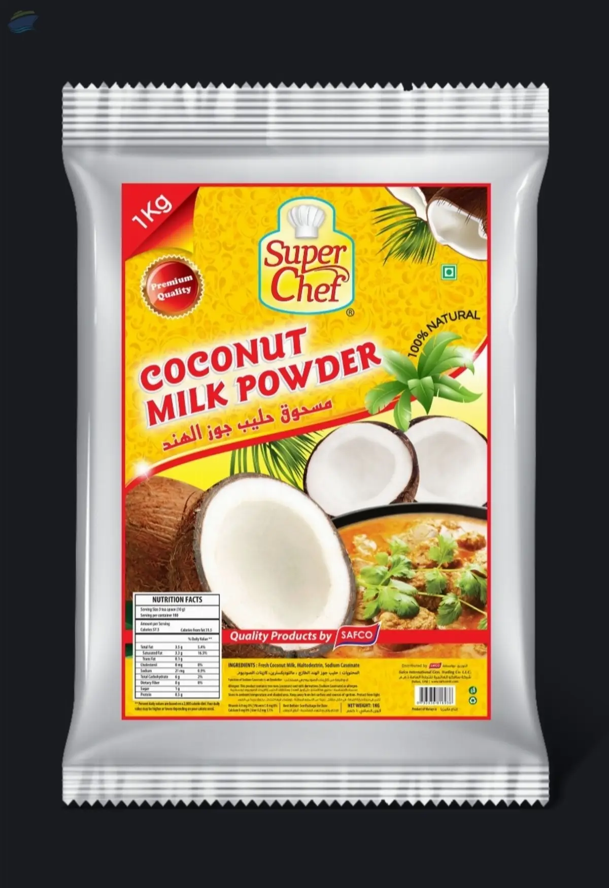 Coconut Milk Powder 12 X 1 Kg by BPG Foodstuff Trading LLC. Supplier ...