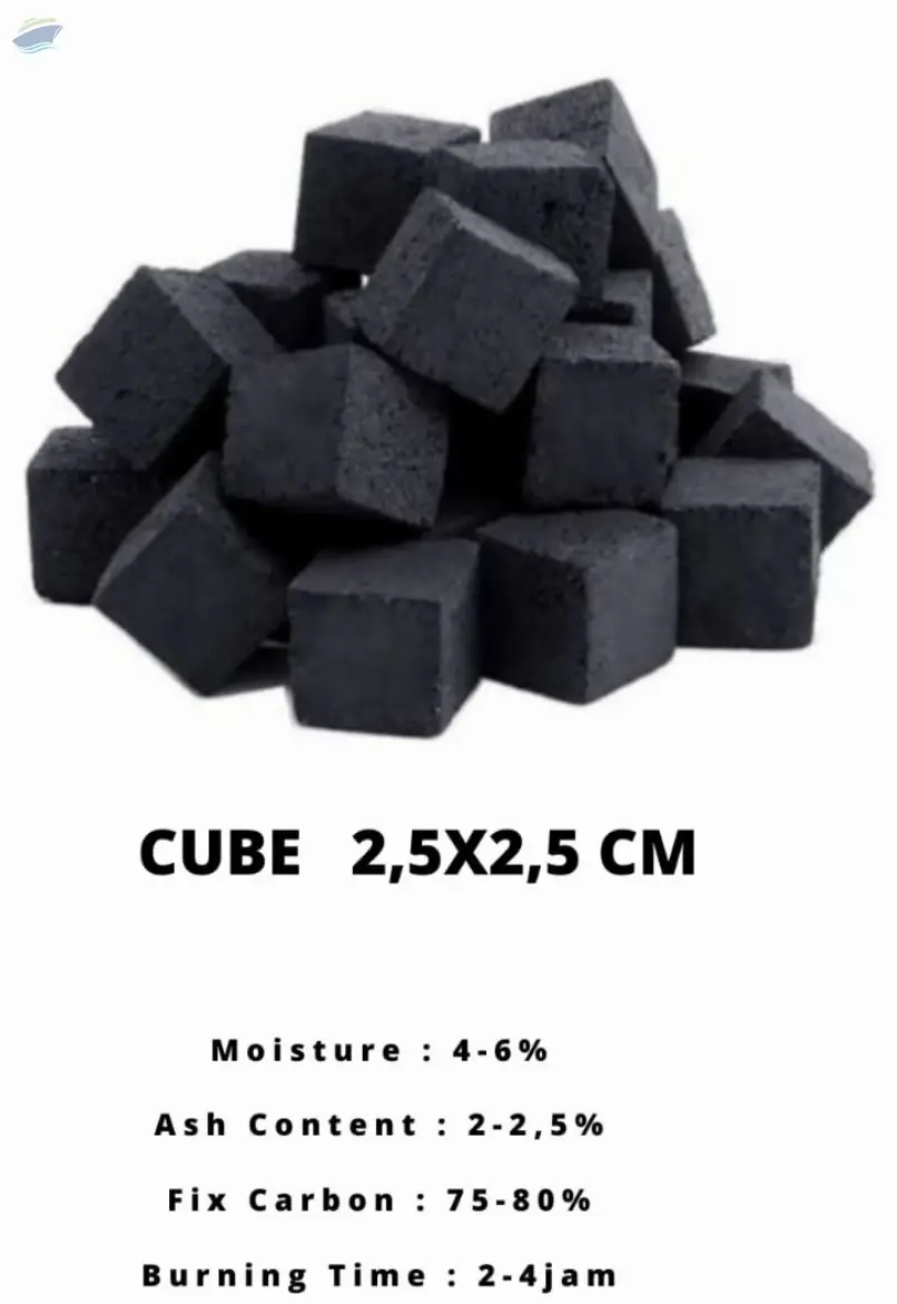Coconut Shell Charcoal Briquettes by Globalindo Cycle. Supplier from ...