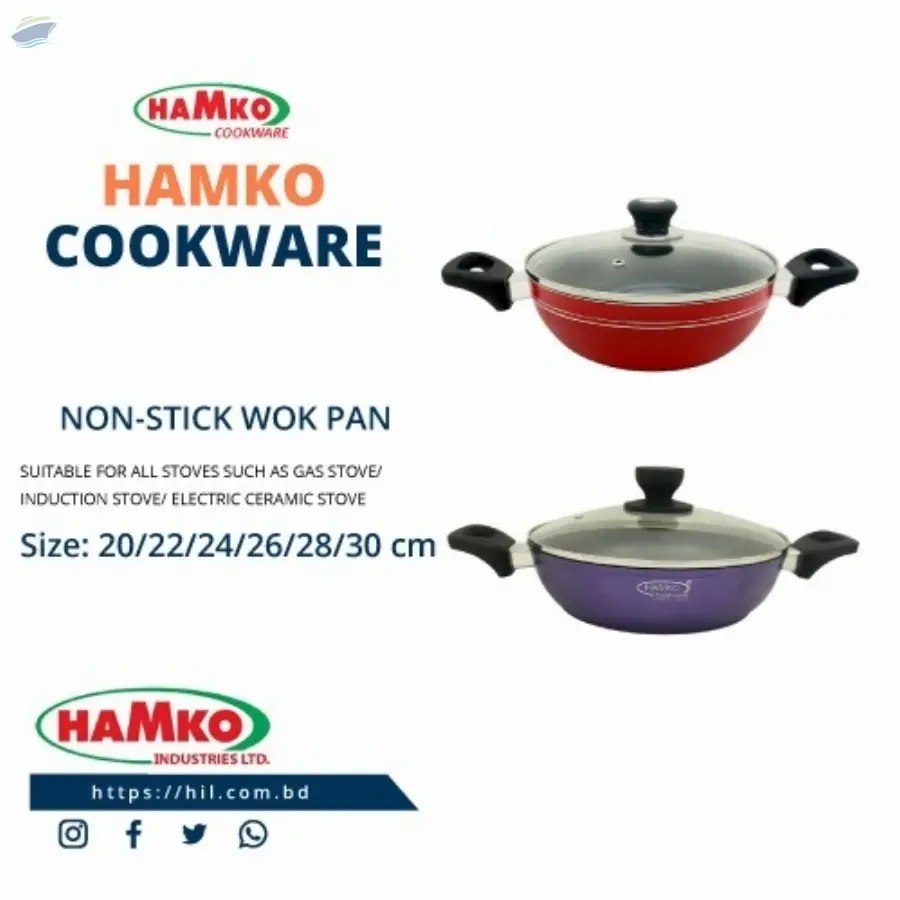 Non-Stick Wok Pan by Hamko Industries Ltd. Supplier from Bangladesh ...