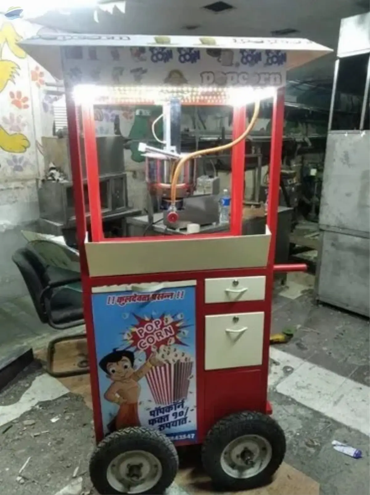 Trolley Type Popcorn Machine by Ge Engineering Works. Supplier from ...