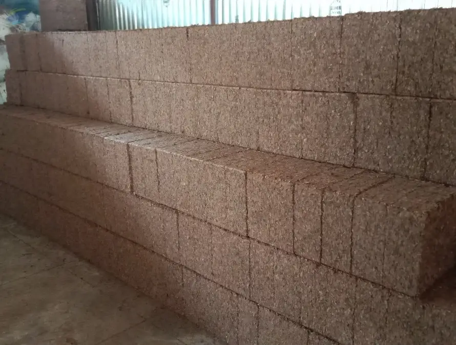 Coconut Husk Chips Blocks by Manis Coconut Products. Supplier from ...