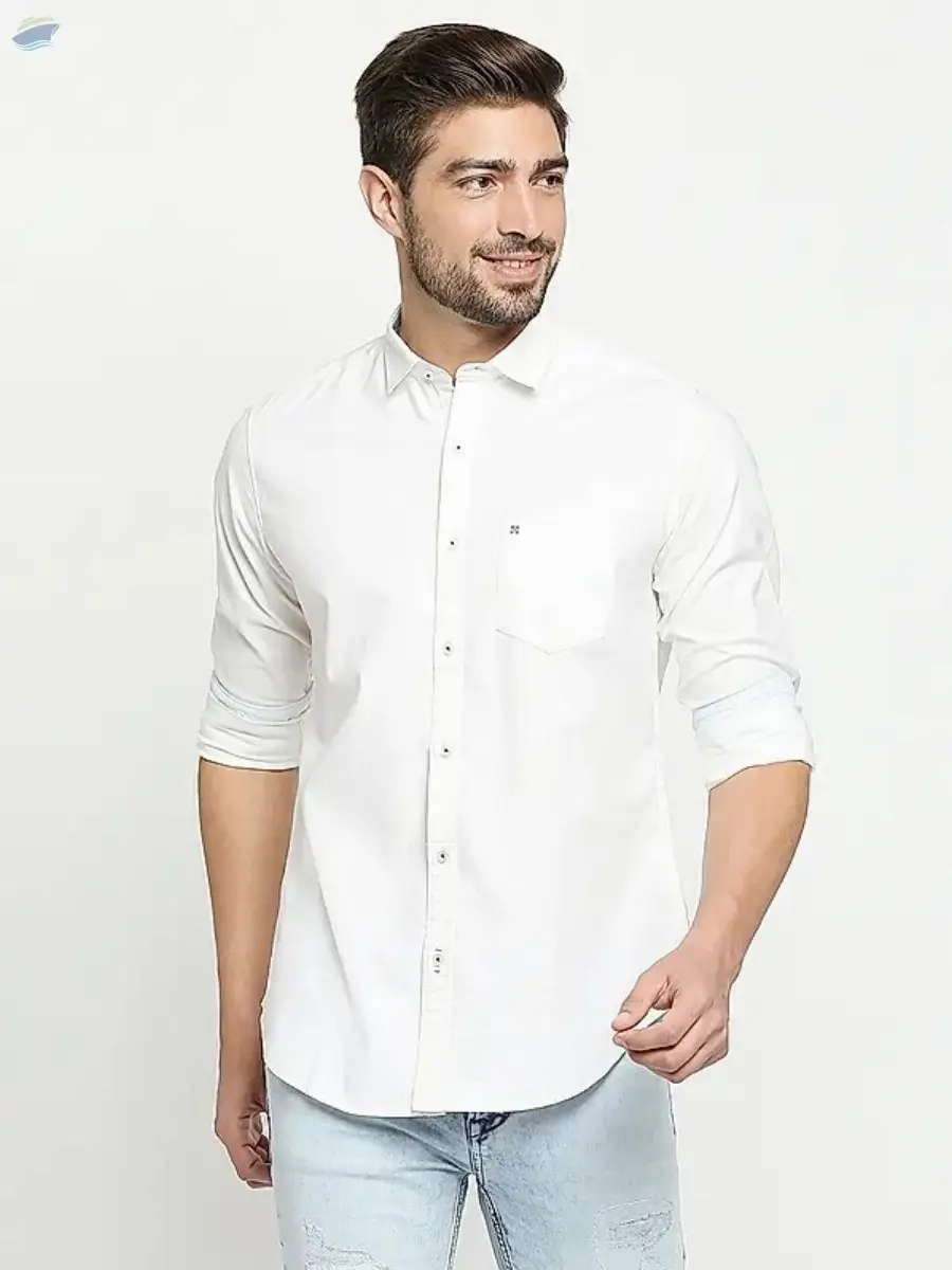 Killer Men's Slender Fit Solid White Shirts by Kewal Kiran Clothing ...