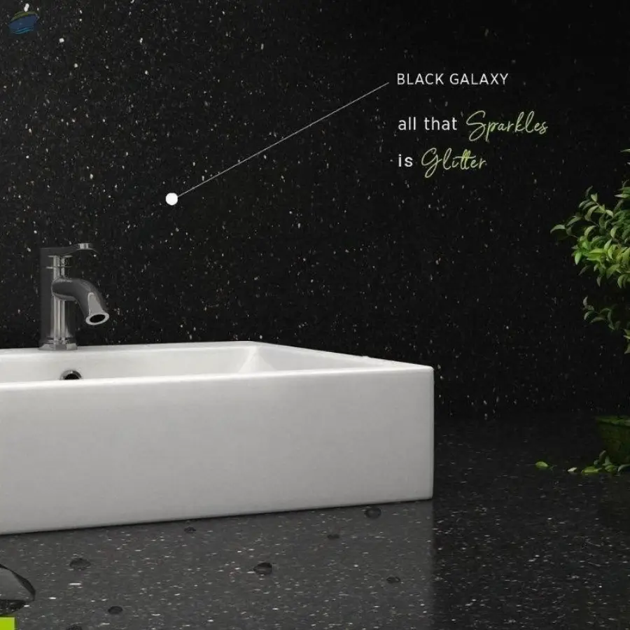 Black And Star Galaxy Granite Slabs by Andante Agro Tech And Minerals ...