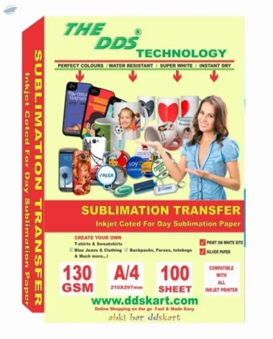 Dds Sublimation Heat-Transfer A4 Inkjet Paper by Ddskart. Supplier from ...