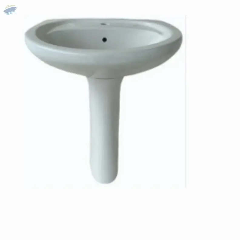 Plain Marble Pedestal Wash Basin by Impox International. Supplier from ...