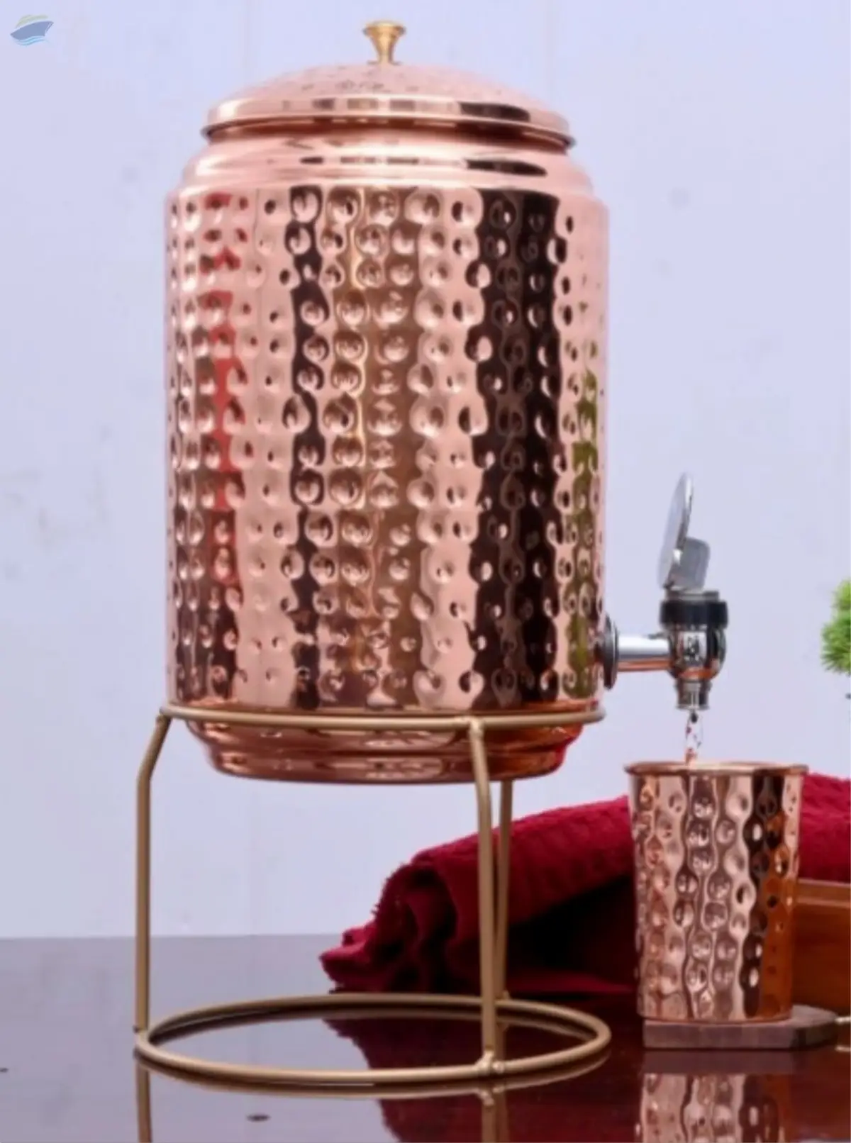 Copper Water Dispenser 5Ltr With Stand by Global Vision Export ...