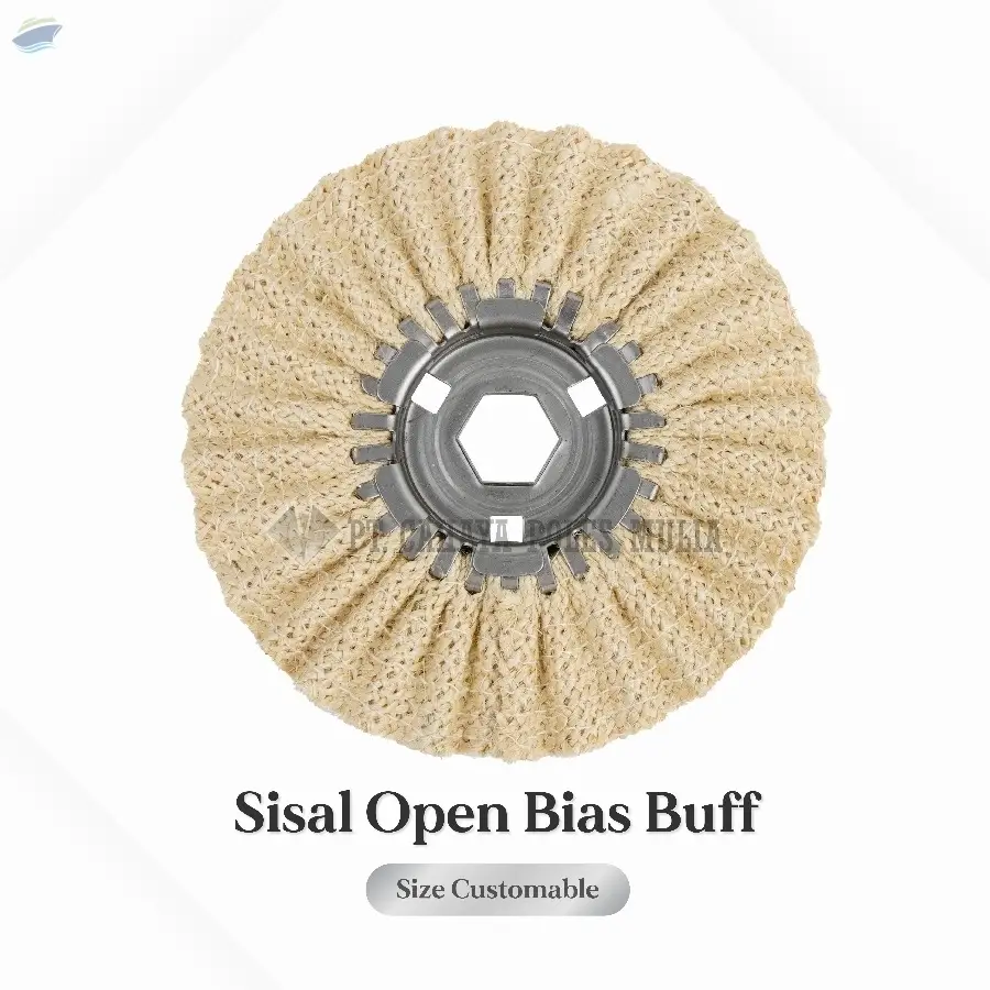 Sisal Open Bias Buff 9'' L.32 Hexa by PT. Cahaya Poles Mulia. Supplier ...