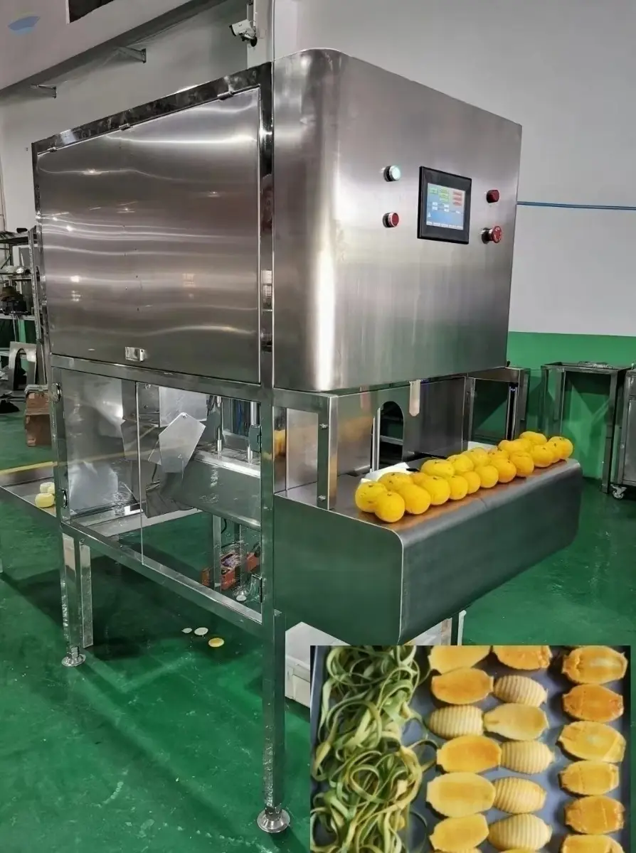 Mangoes Peeling-Remove Core-In One Machine by Shanghai Ow Technology Co ...